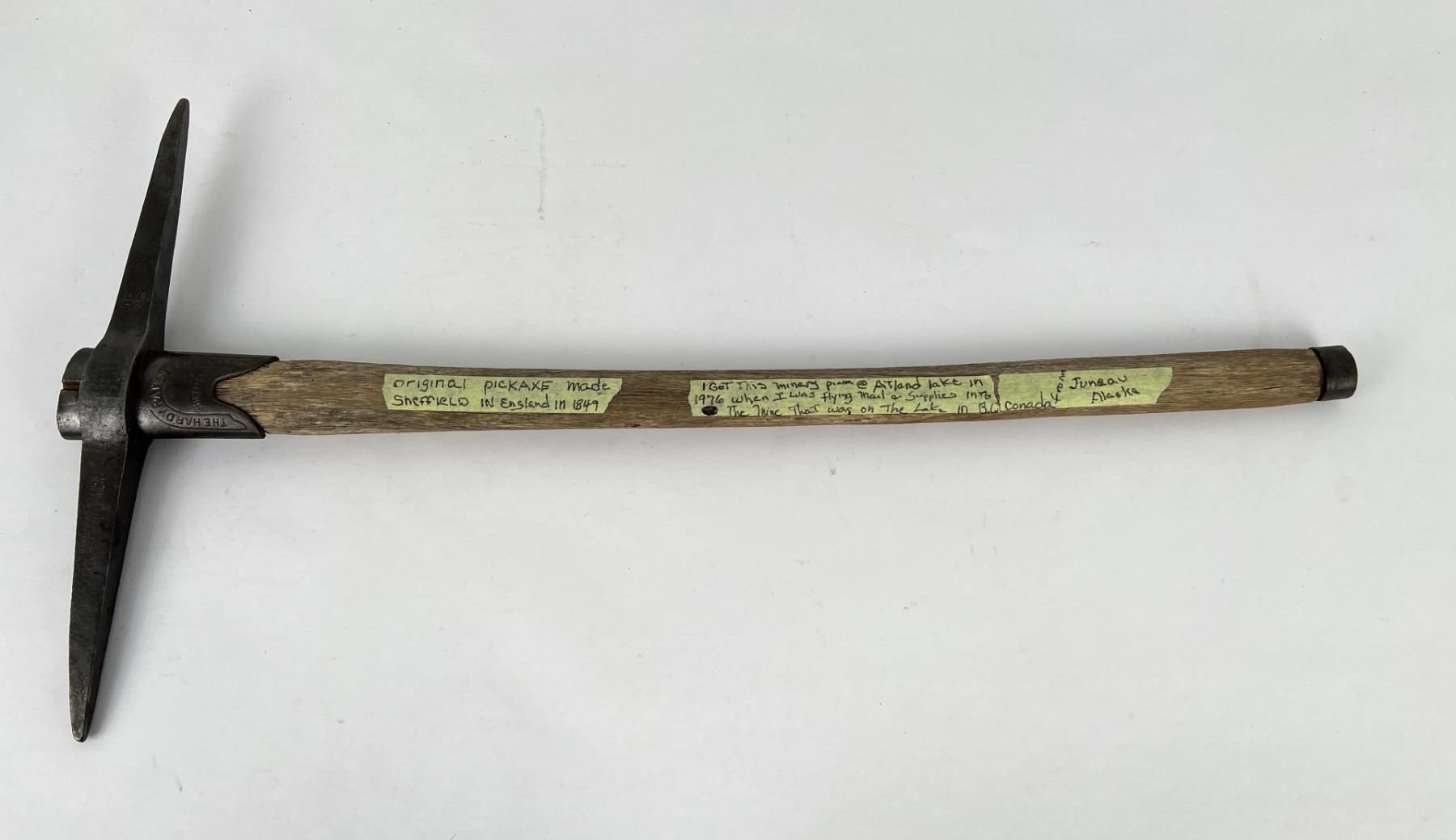 Antique Sheffield England Miners Pickaxe