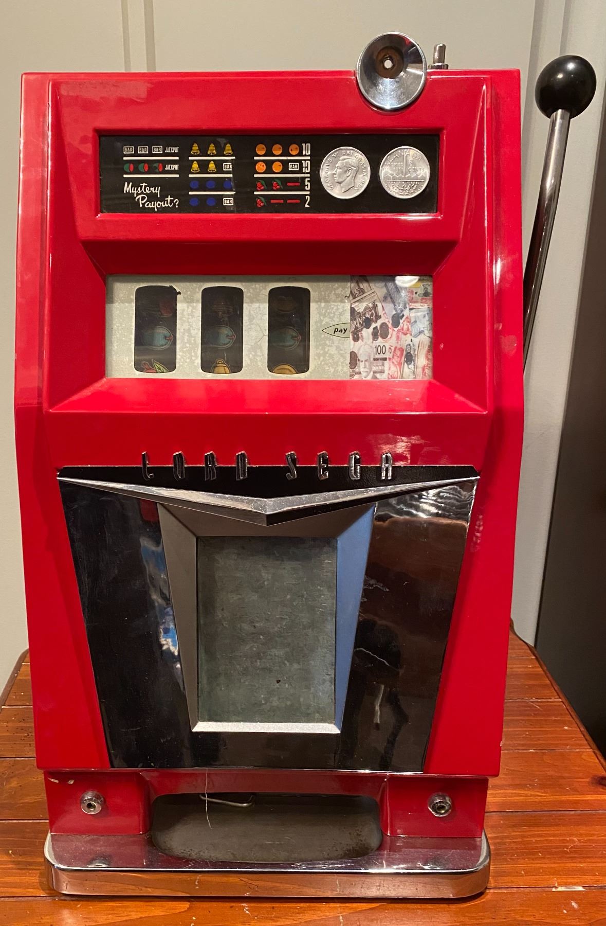 Lord Sega Slot Machine (1950's)