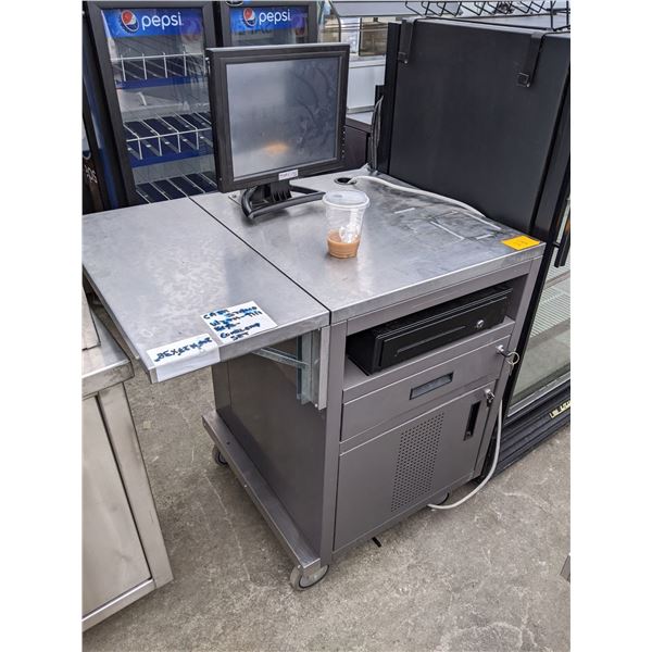 Complete cash till/register - includes screen/print/table etc. - Tested ...