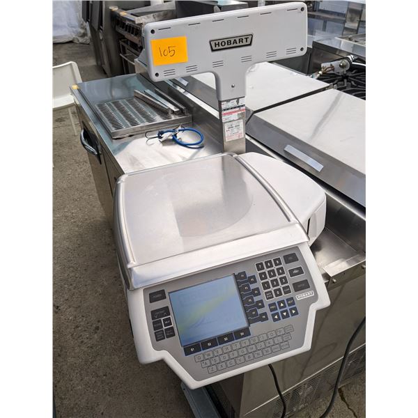 HOBART Digital Commercial Weighing Scale w/label printer Model no ...