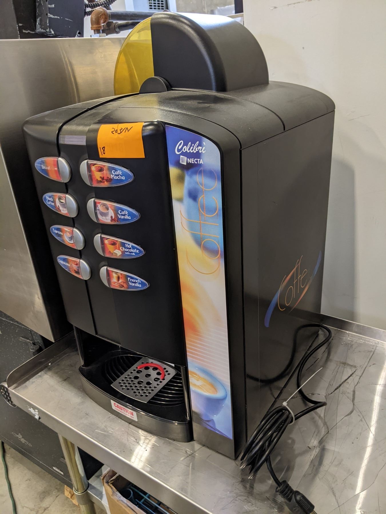 Necta Colibri - Commercial Espresso/Coffee bean to cup Machine