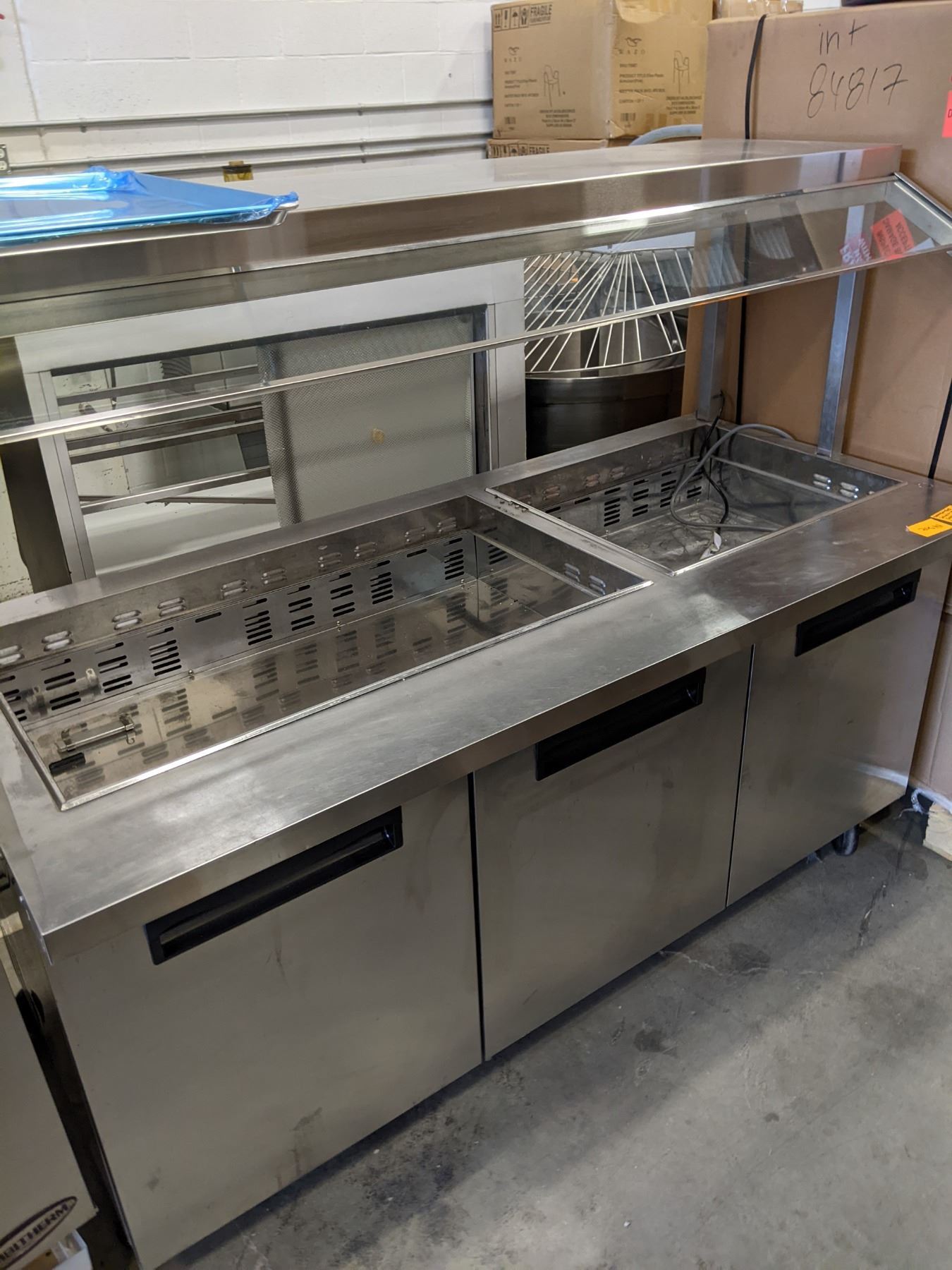 Patriot -salad/Prep Cooler w/sneeze guard - Model: SUSS - 72 - 30 - Not ...