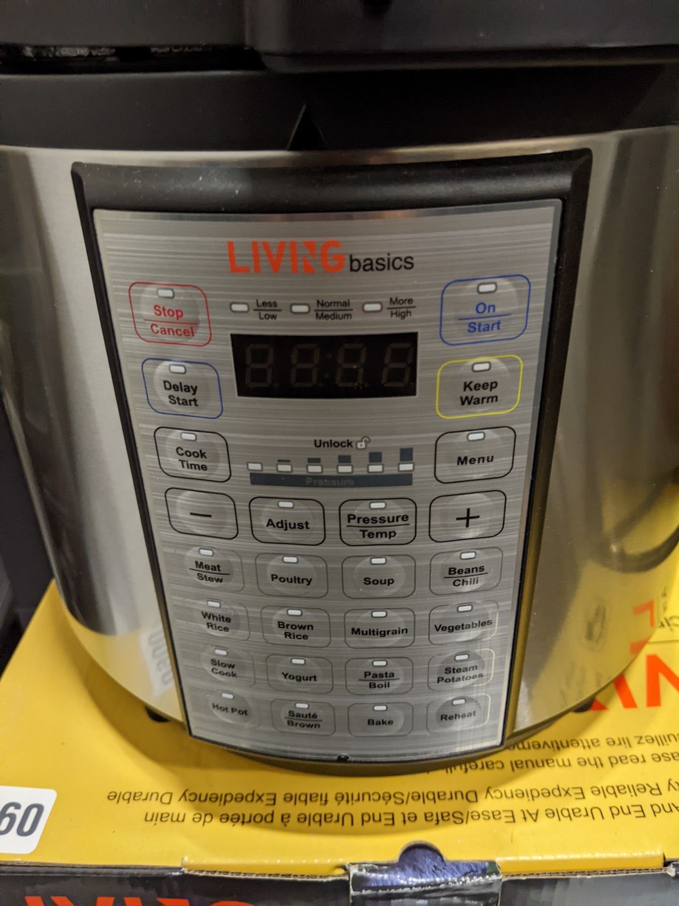 Living Basics - 18-in-1 multi use programmable pressure cooker