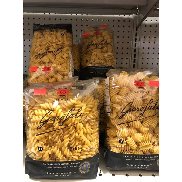 Approx. 15 bags of fusilli & radiatori pasta (BB 2024 Sept)