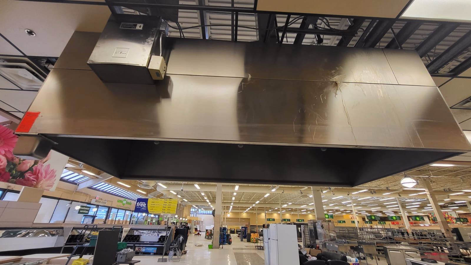 Halton - Commercial Canopy hood w/stainless steel fillers - includes ...