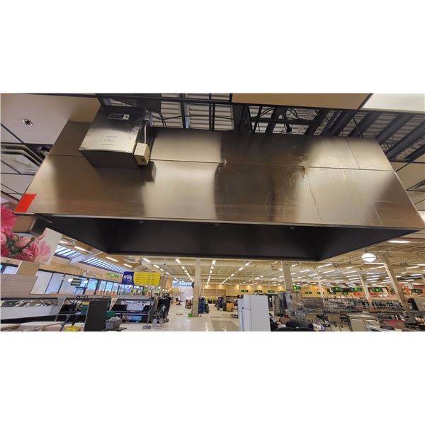 Halton - Commercial Canopy hood w/stainless steel fillers - includes ...