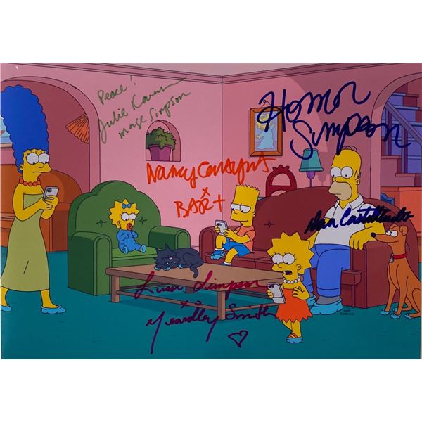 Autograph Signed Simpsons Photo
