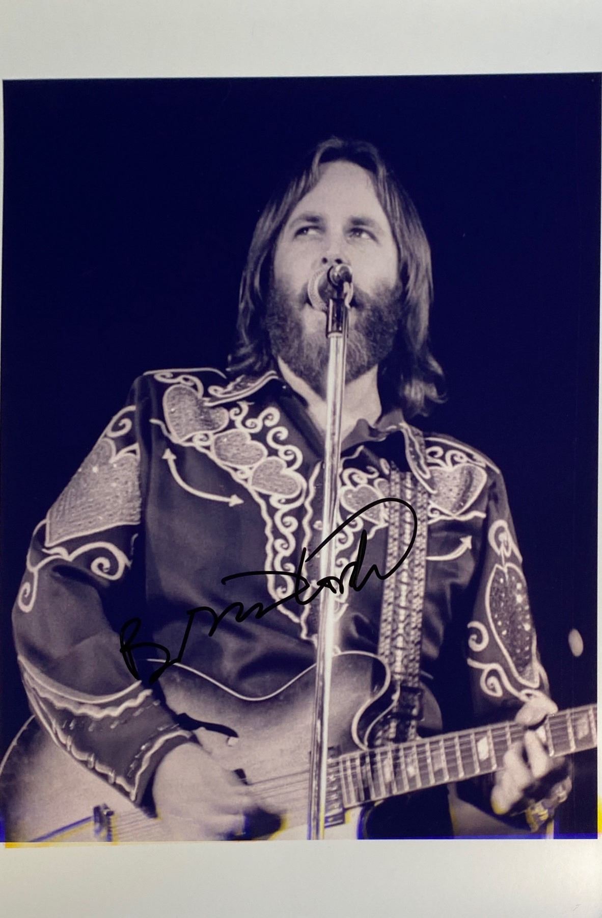 Autograph Signed Brian Wilson Photo