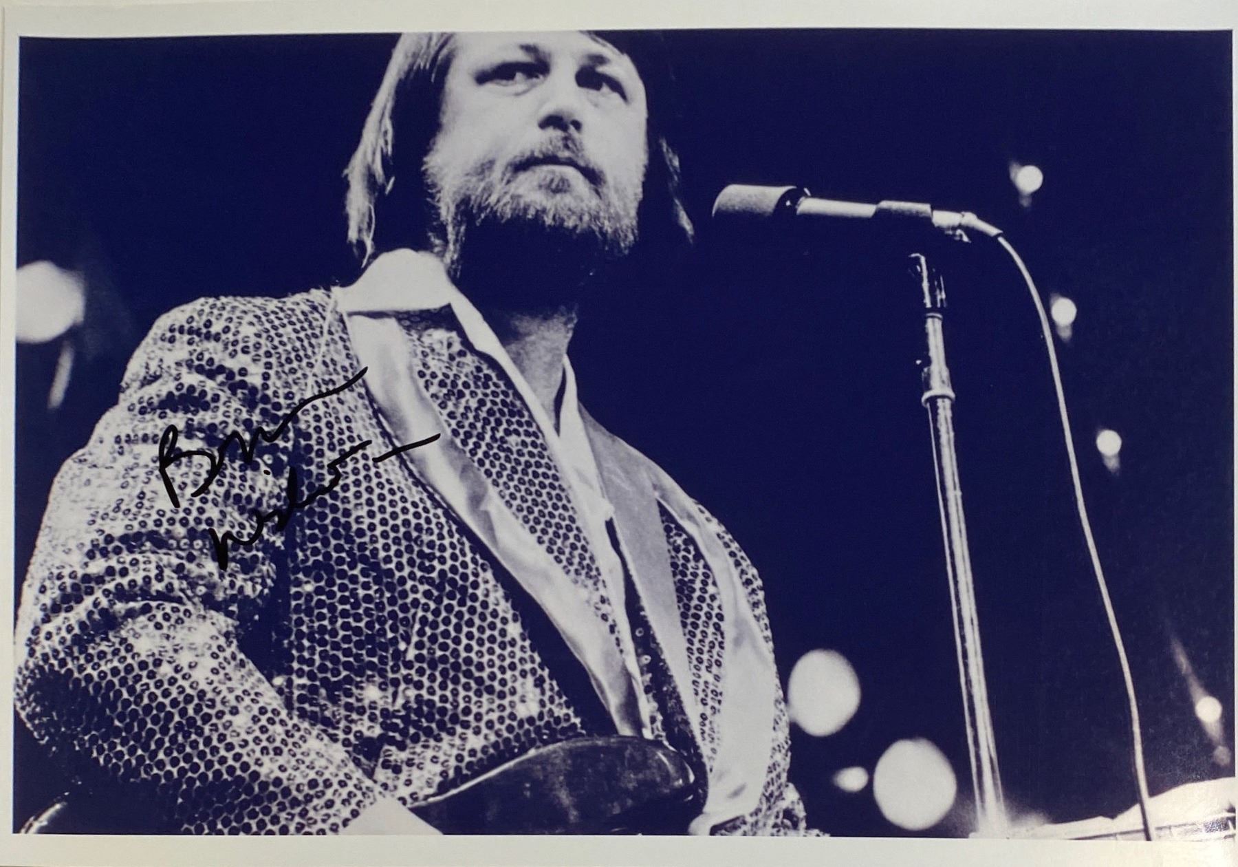 Autograph Signed Brian Wilson Photo
