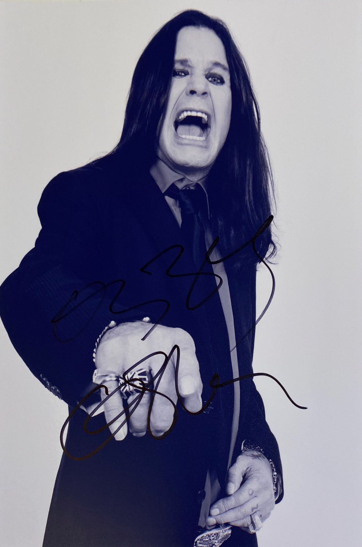 Autograph Signed Ozzy Osbourne Photo