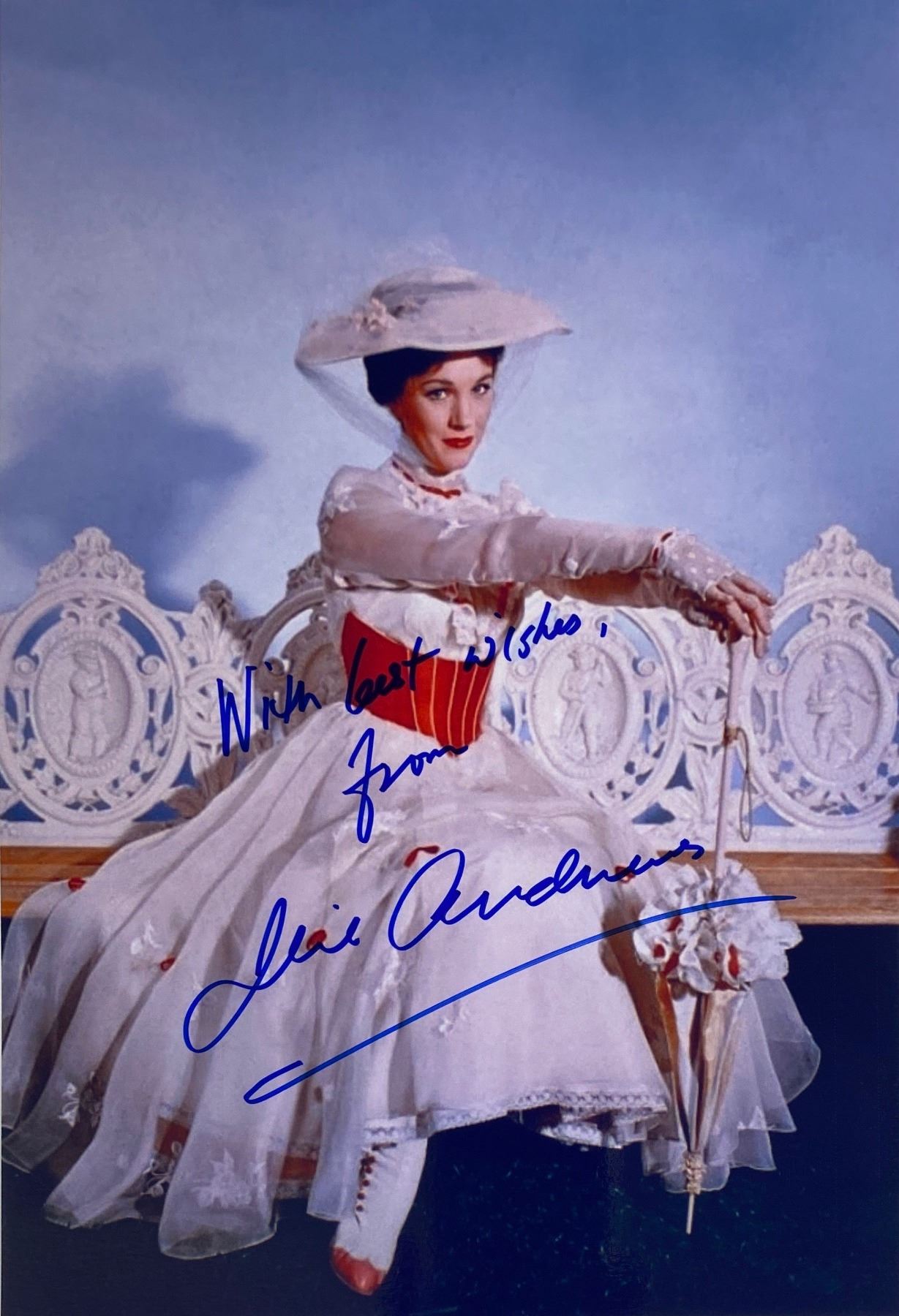 Autograph Signed Mary Poppins Photo