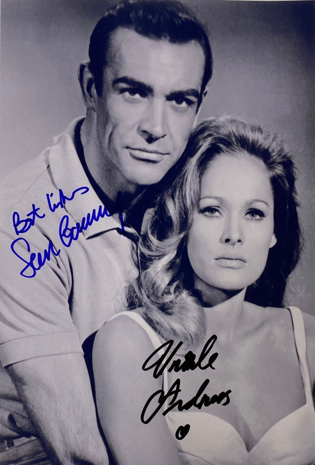 Autograph Signed Sean Connery Photo