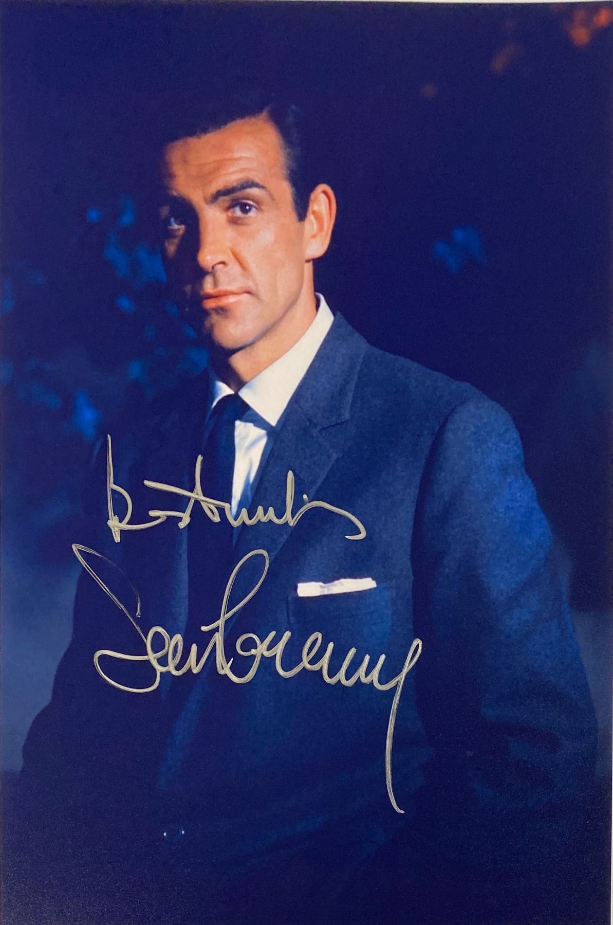 Autograph Signed Sean Connery Photo