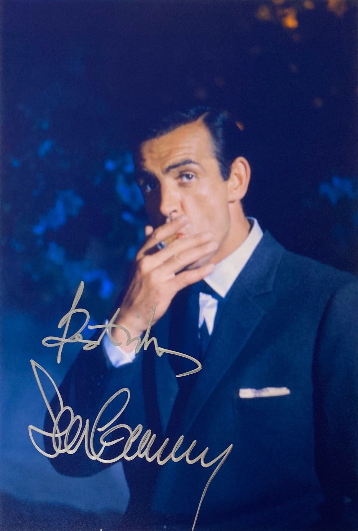 Autograph Signed Sean Connery Photo