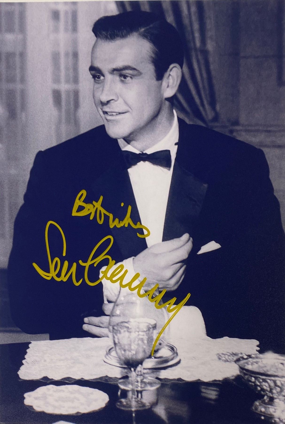 Autograph Signed Sean Connery Photo