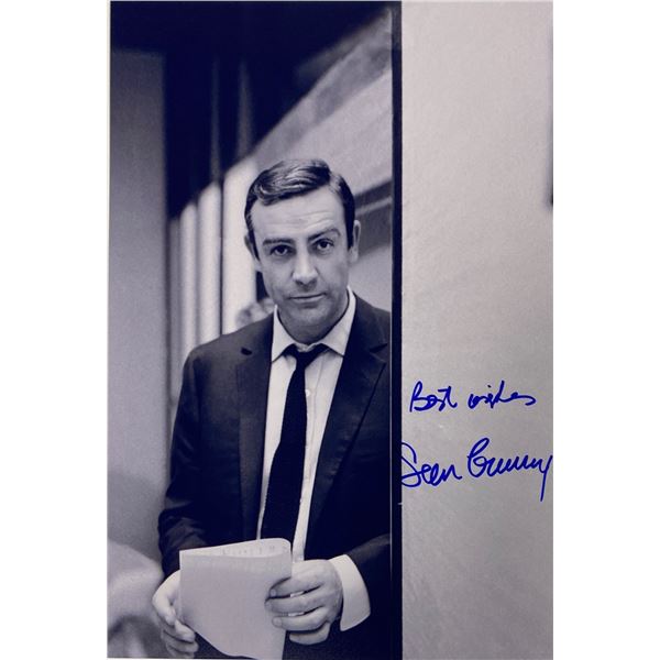 Autograph Signed Sean Connery Photo