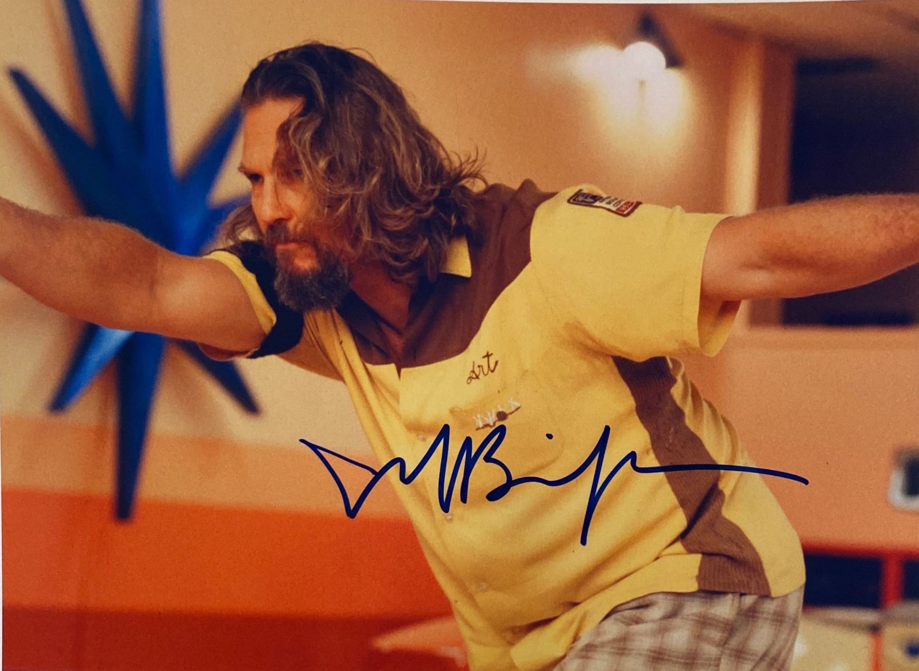 Autograph Signed Big Lebowski Photo