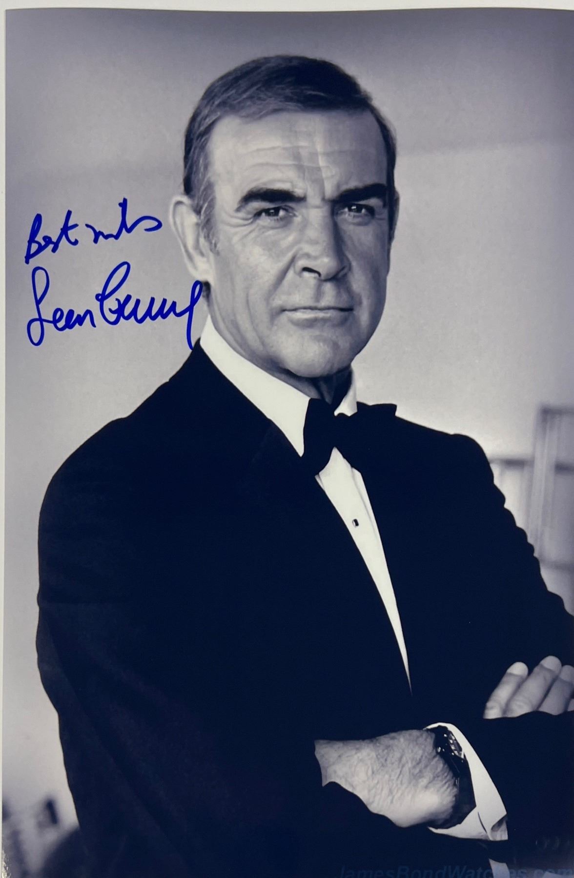 Autograph Signed James Bond 007 Photo