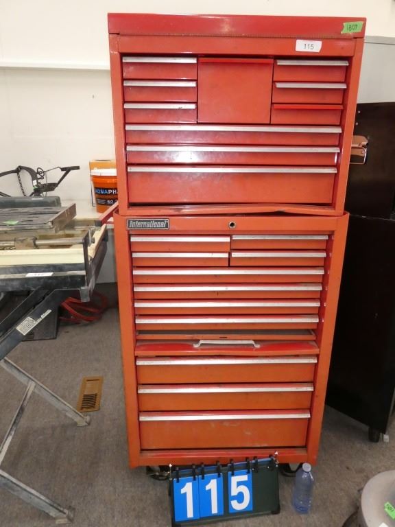 Metal International 21 drawer tool chest