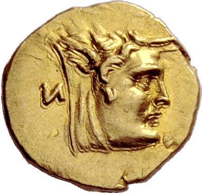 Greek coins, Acarnania, Leucas, ¼ Stater