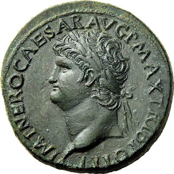 Roman Emp., Nero Augustus, Sestertius ca. 66