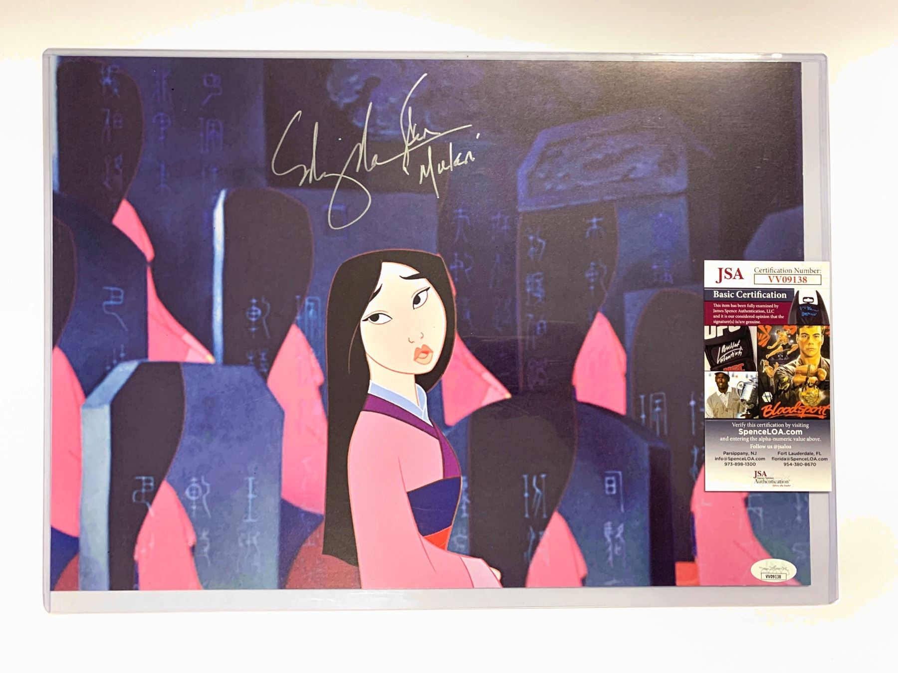 Autograph Signed Mulan Photo JSA