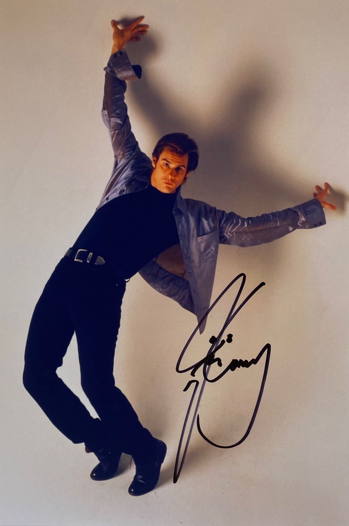 Autograph Signed Jim Carrey Photo