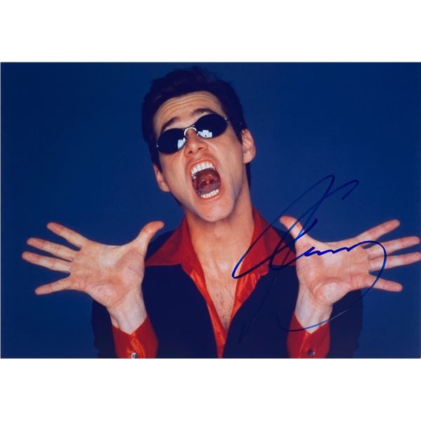 Autograph Signed Jim Carrey Photo