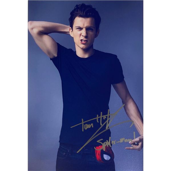 Autograph Signed Tom Holland Photo