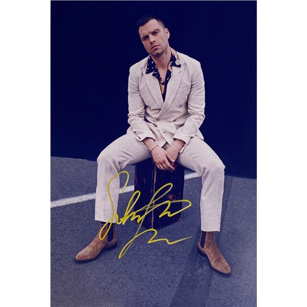 Autograph Signed Sebastian Stan Photo