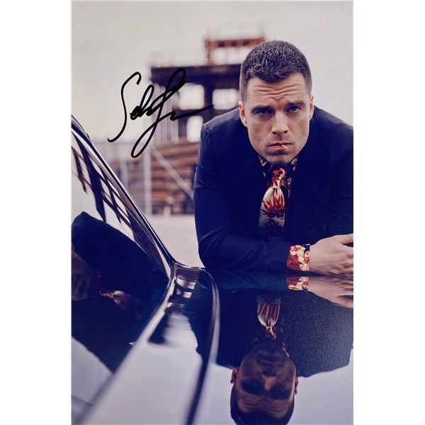 Autograph Signed Sebastian Stan Photo