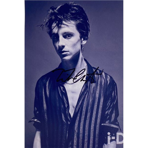 Autograph Signed Timothée Chalamet Photo