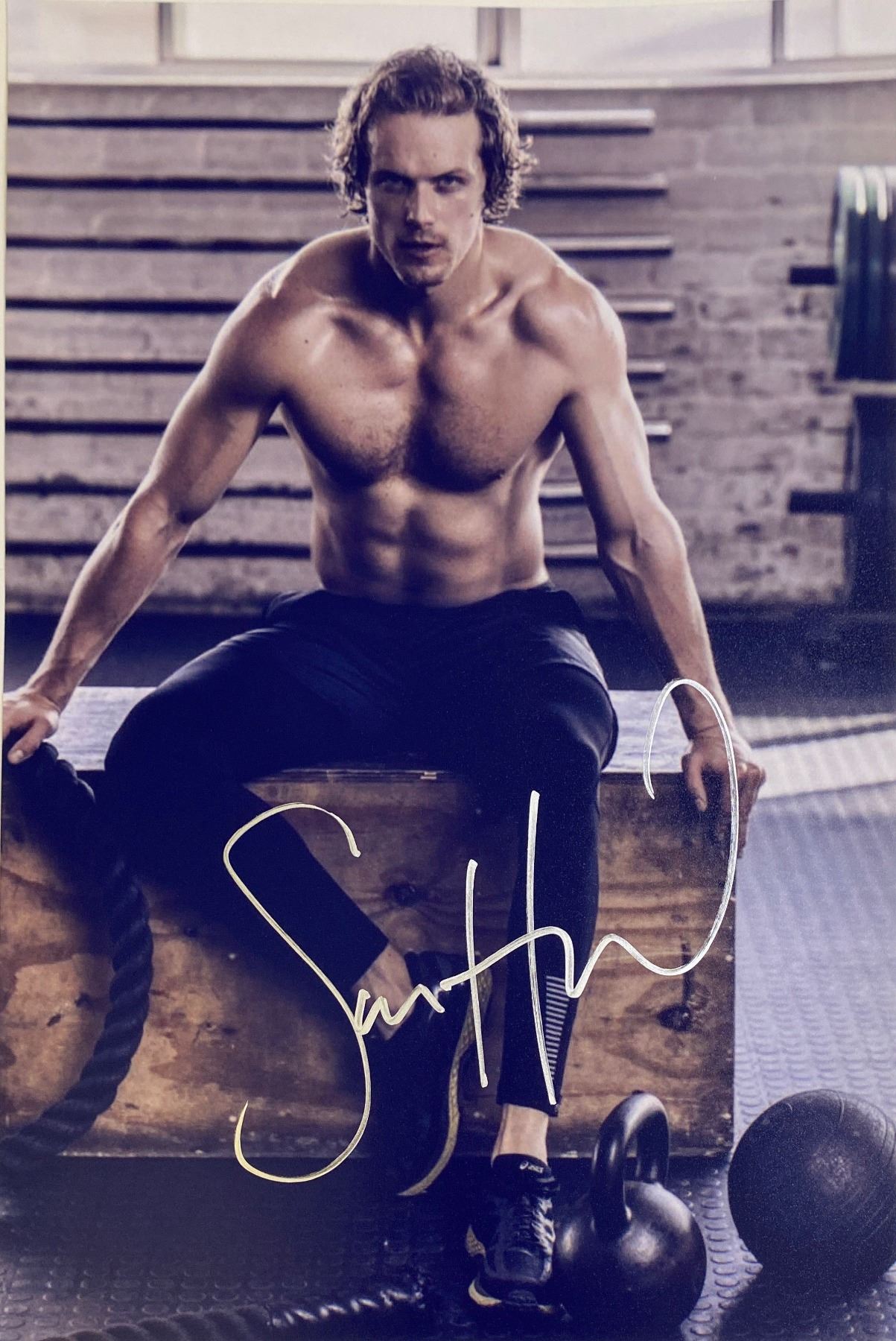 Autograph Signed Sam Heughan Photo