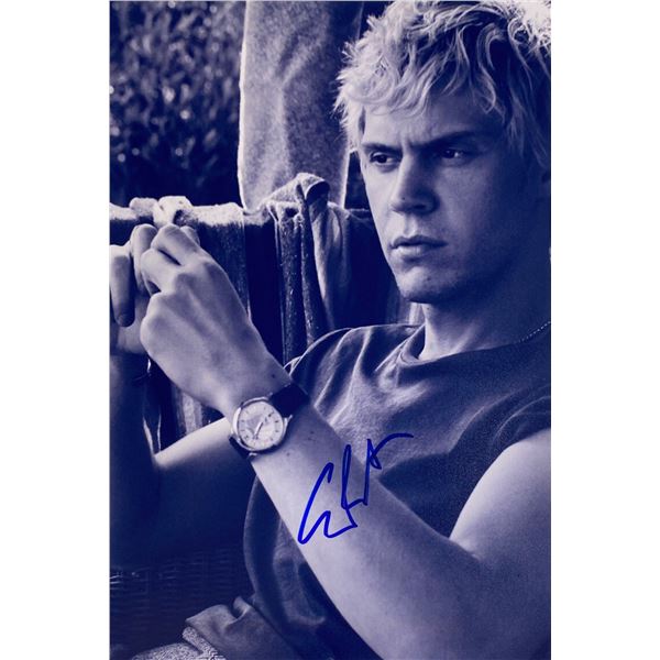 Autograph Signed Evan Peters Photo