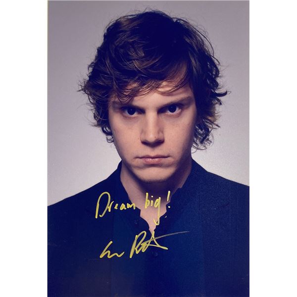 Autograph Signed Evan Peters Photo
