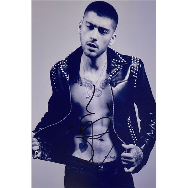 Autograph Signed Zayn Malik Photo