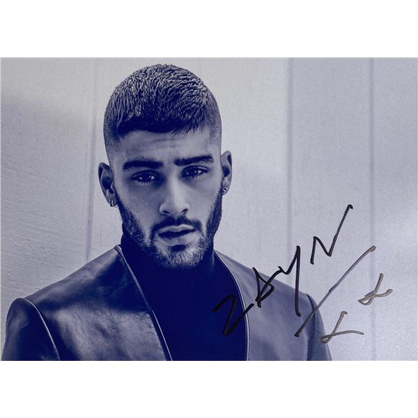 Autograph Signed Zayn Malik Photo