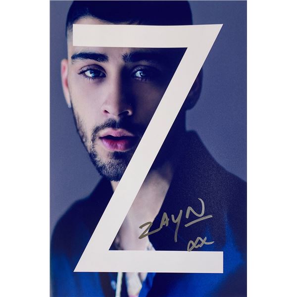 Autograph Signed Zayn Malik Photo