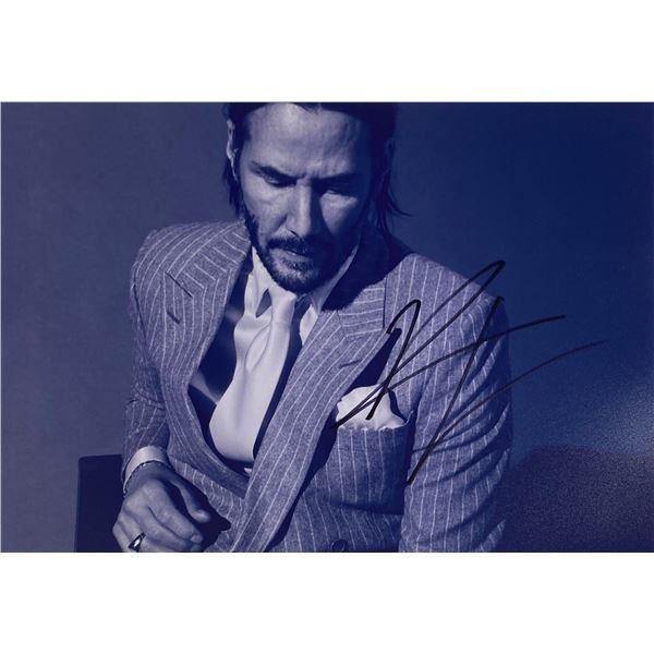 Autograph Signed Keanu Reeves Photo