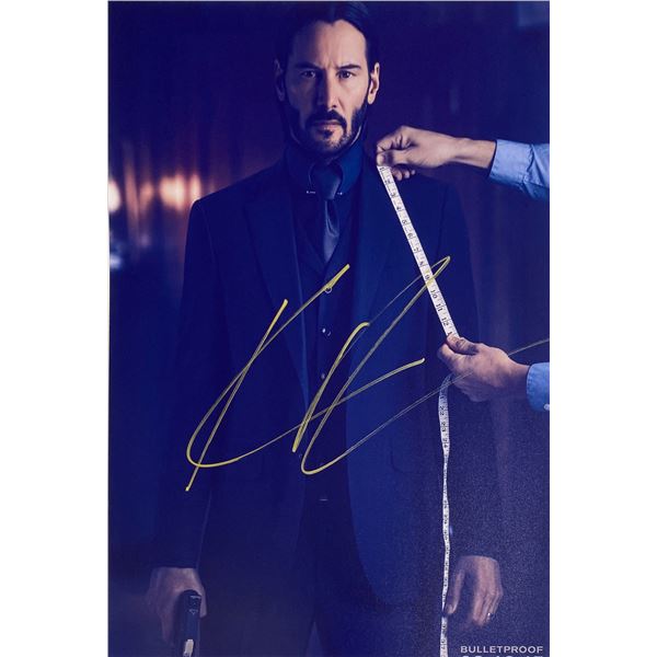 Autograph Signed Keanu Reeves Photo