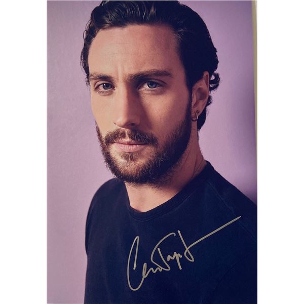 Autograph Signed Aaron Taylor Johnson Photo