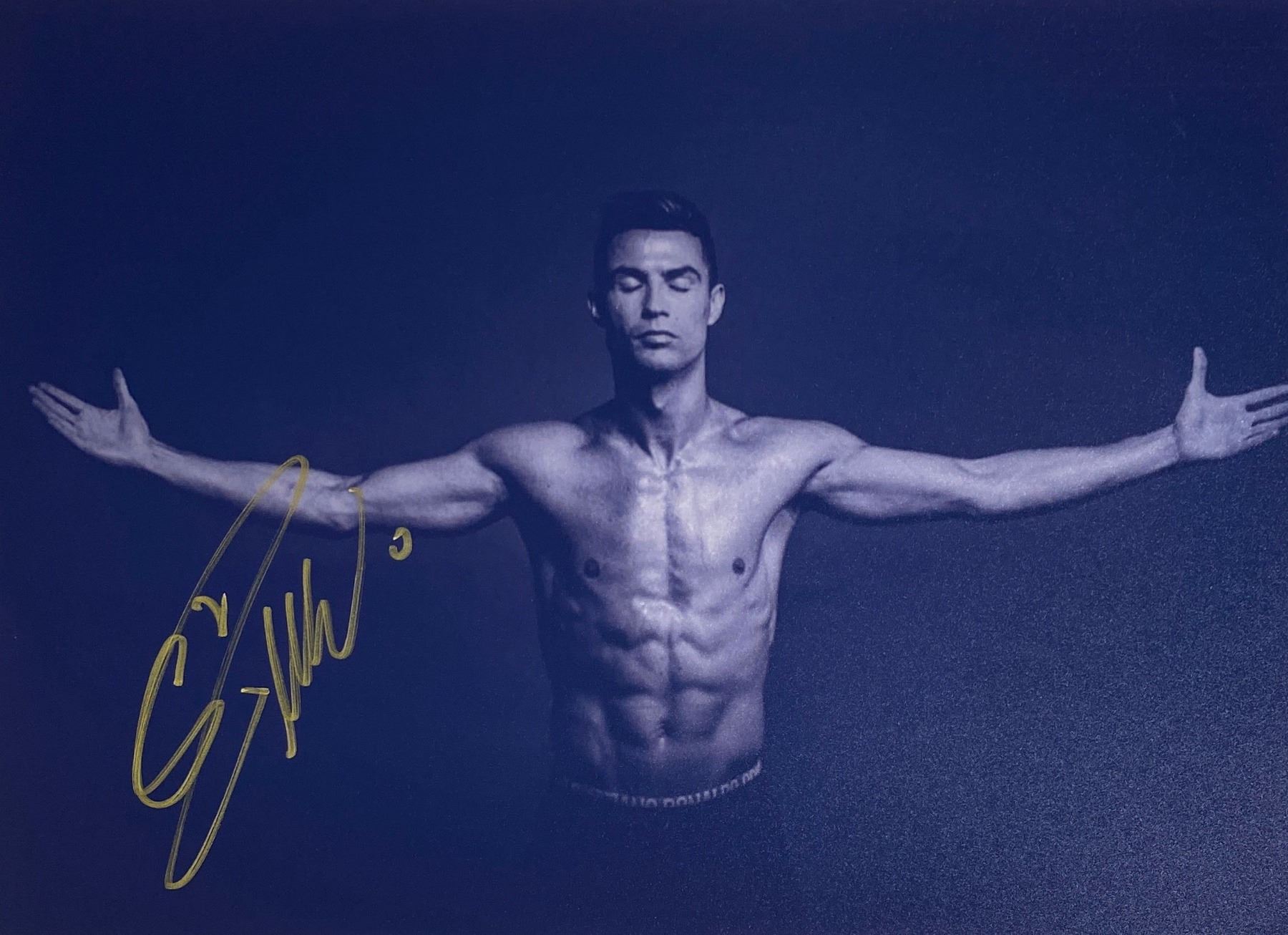 Autograph Signed Cristiano Ronaldo Photo