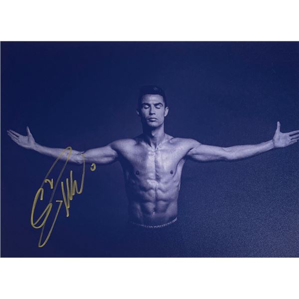 Autograph Signed Cristiano Ronaldo Photo