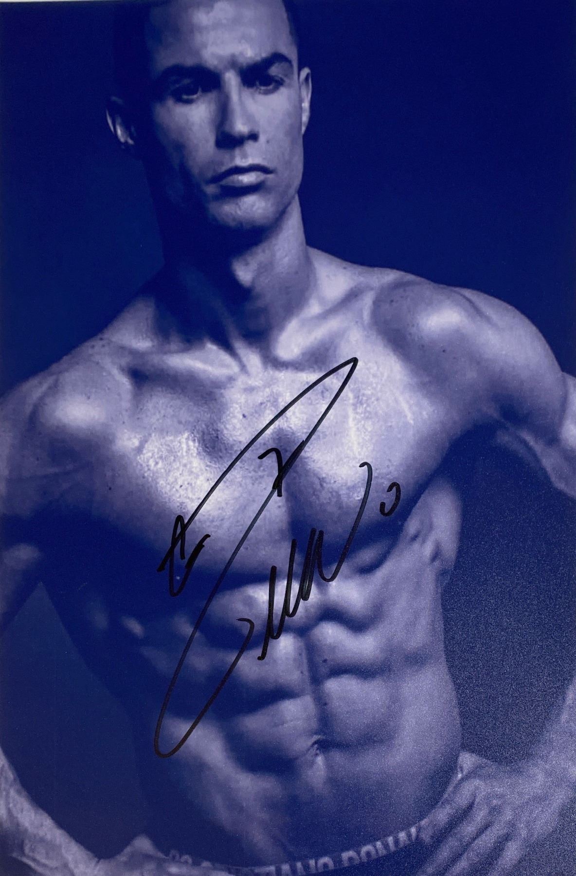 Autograph Signed Cristiano Ronaldo Photo