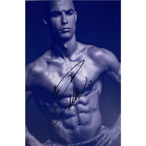 Autograph Signed Cristiano Ronaldo Photo