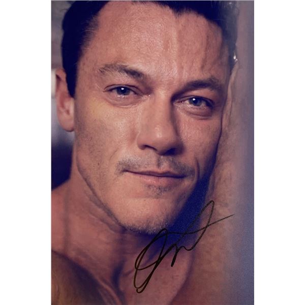 Autograph Signed Luke Evans Photo