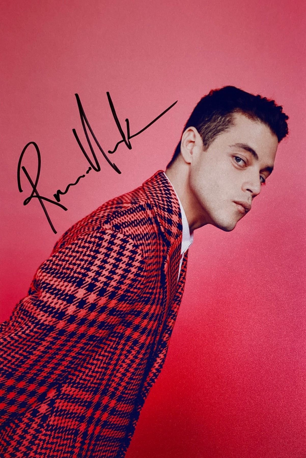 Autograph Signed Rami Malek Photo