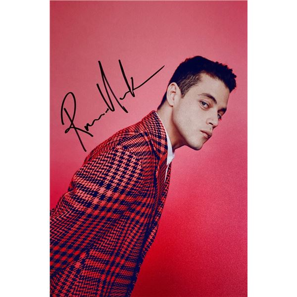 Autograph Signed Rami Malek Photo