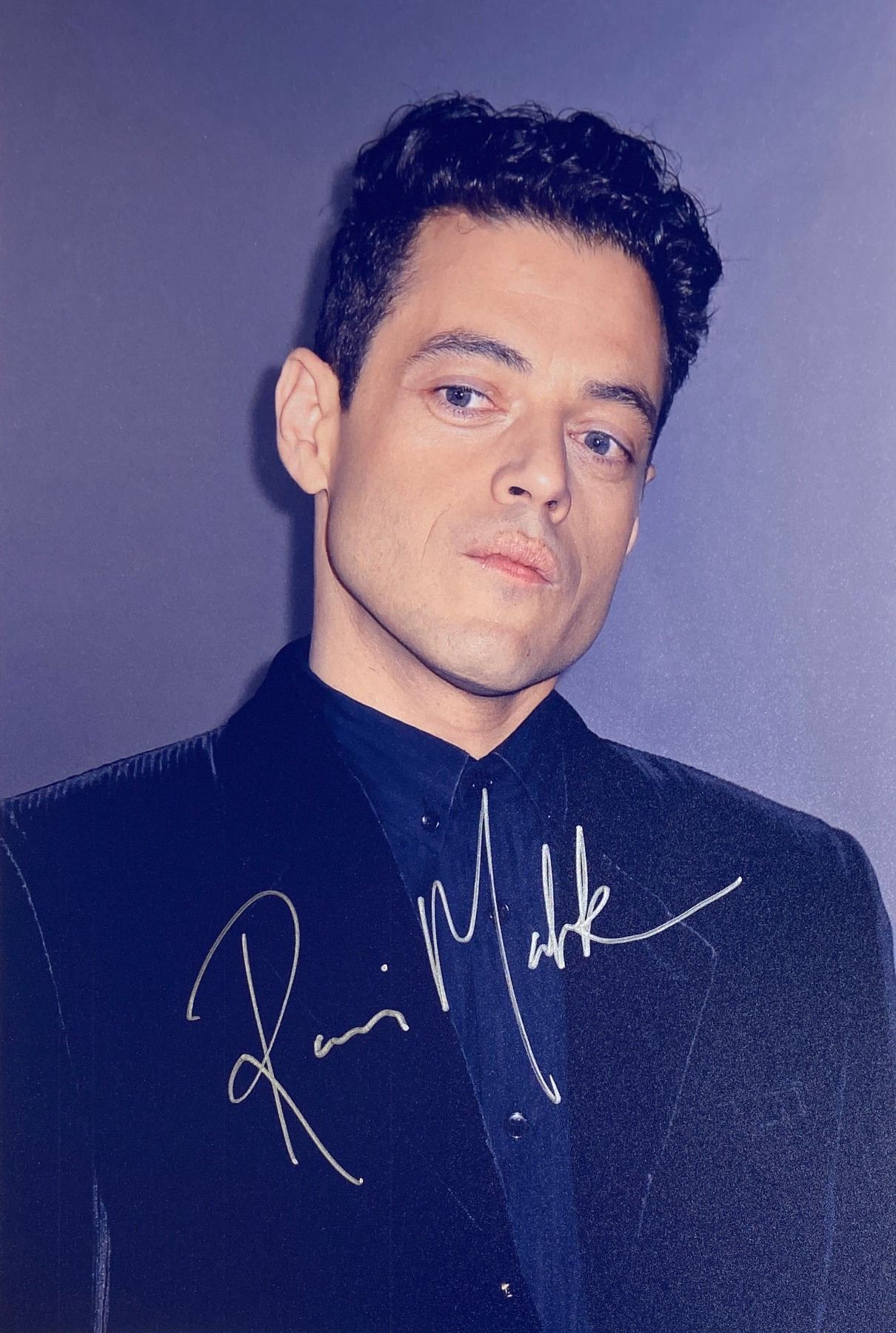 Autograph Signed Rami Malek Photo