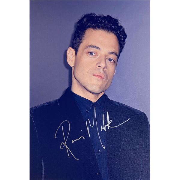 Autograph Signed Rami Malek Photo